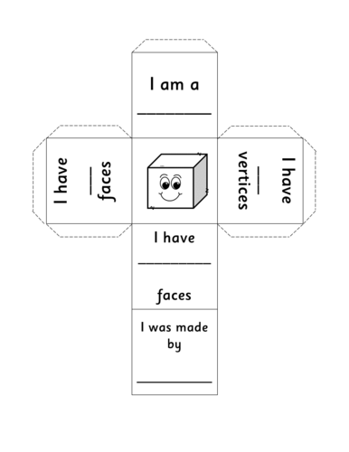 Maths craft Geometry: Make 3D Shapes using these cute and fun ...