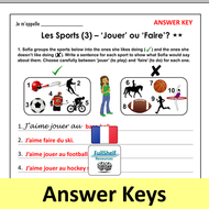 Sports in French (Les Sports) Worksheets by FullShelf | Teaching Resources