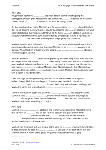 AQA Macbeth revision pack | Teaching Resources