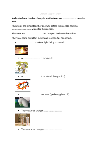 Activate Reactions unit: Chemical reactions (lesson 1) KS3 Year 7 ...