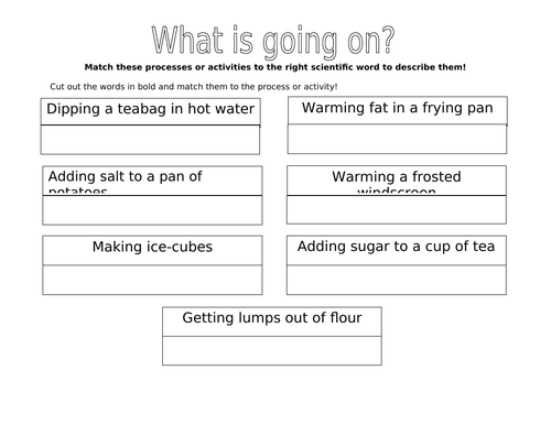 Separating Materials - Science Year 3, 4 and 5 | Teaching Resources