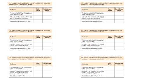Relative Clauses/ Embedded Clauses | Teaching Resources