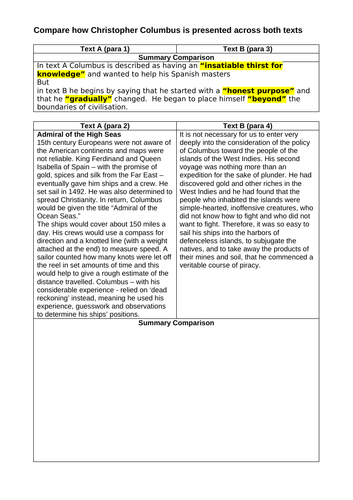 Reading Non-fiction - Eduqas GCSE English Language Component 2 Section ...