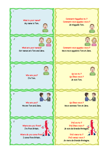 Free French Flashcards | Teaching Resources