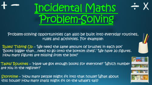 Problem Solving in Early Years Maths CPD Session! | Teaching Resources