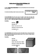 Surface Area / Volume Ratio (Year 12 A Level Biology) AQA | Teaching ...