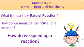 A Level Chemistry OCR A Module 3.2.2- Lesson 1- Rates of Reaction ...