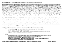 Greater Depth Examples - Science Week Recount | Teaching Resources