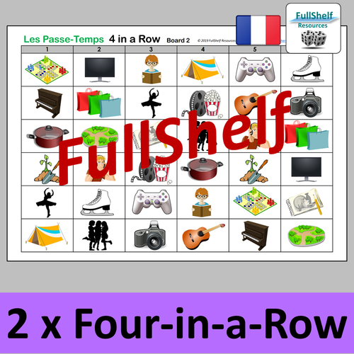 Hobbies in French Games (Les Passe-Temps) | Teaching Resources