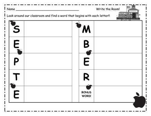 Write the Room Bundle- A Great Center! | Teaching Resources