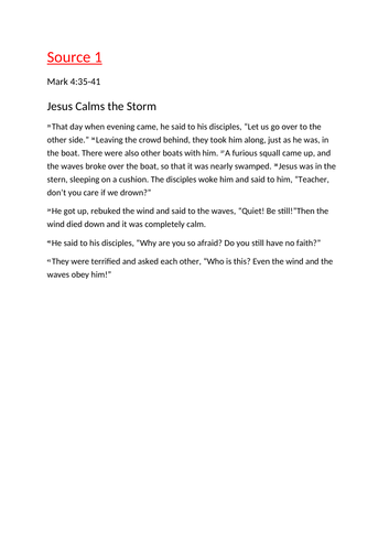 The Nature of God AQA Lesson | Teaching Resources