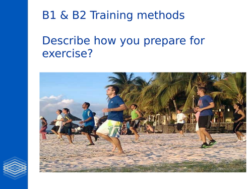 BTEC Level 2 Unit 1- Fitness for Sport and Exercise Lesson for Part B ...