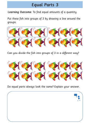 Halves and Quarters - Fractions - Year 2 | Teaching Resources