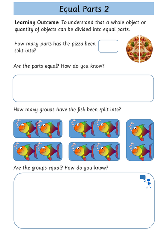 Halves and Quarters - Fractions - Year 2 | Teaching Resources