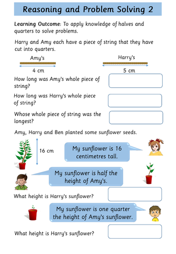 Halves and Quarters - Fractions - Year 2 | Teaching Resources