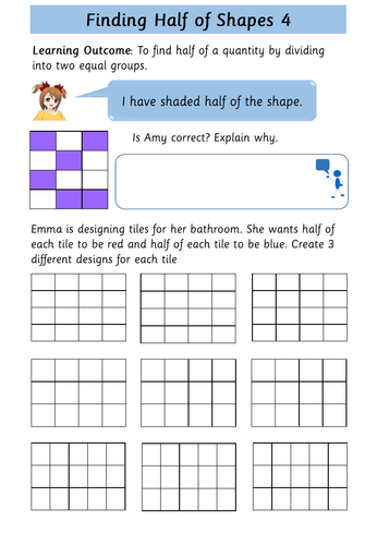 Halves and Quarters - Fractions - Year 2 | Teaching Resources