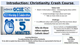 Christianity Crash Course Revision | Teaching Resources