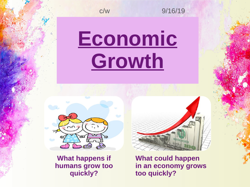 Economic Growth: A Level Economics | Teaching Resources