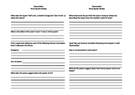 AQA Power and Conflict Work Booklet | Teaching Resources