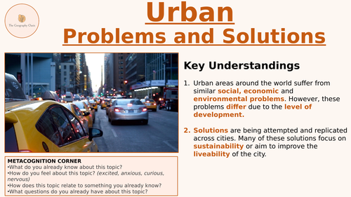 Urban Problems and Solutions: Case Study Pack | Teaching Resources