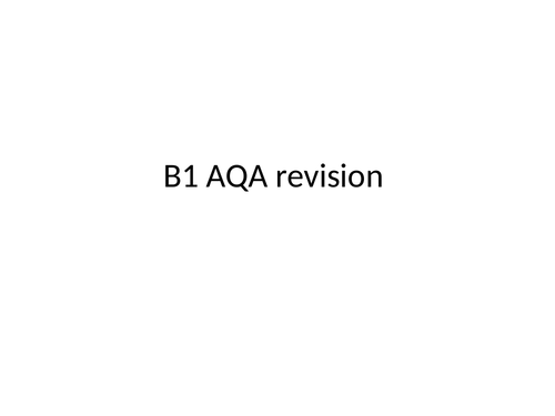FREE!! GCSE 9-1 Revision Biology AQA Unit 1 Revision Slides | Teaching ... FREE!! GCSE 9-1 Revision Biology AQA Unit 1 Revision Slides | Teaching ...