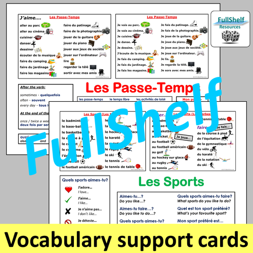 French Sports & Hobbies Role Play Dialogue | Teaching Resources