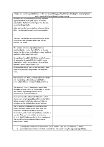 Component 3 - Global Politics - global governance - western hypocrisy ...