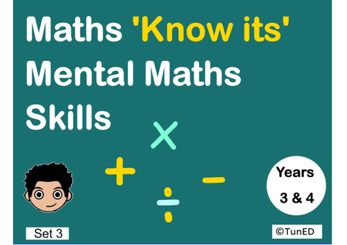 Year 3 Year 4 Mental Maths Mastery Pack, greater depth starters KS2 ...