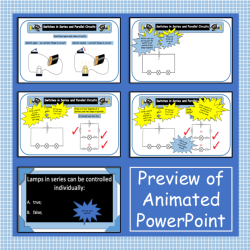 Current Electricity - Switches in Series and Parallel Circuits KS3 ...