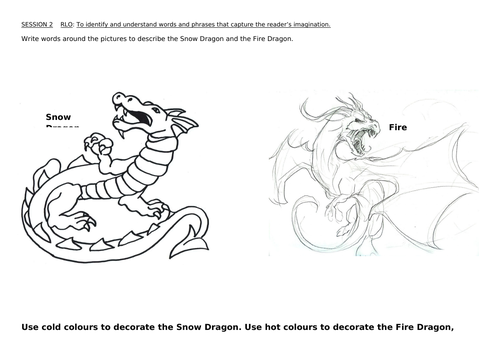 The Snow Dragon - complete English unit | Teaching Resources