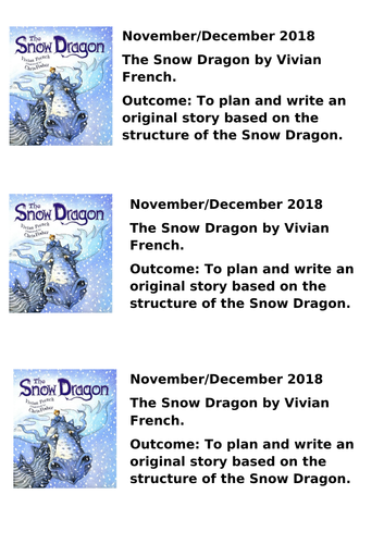 The Snow Dragon - complete English unit | Teaching Resources