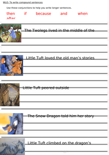 The Snow Dragon - complete English unit | Teaching Resources