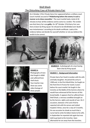 Shell Shock in The First World War: The Case of Private Harry Farr (Top ...