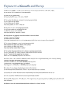 Geometric Sequences and Worded Exponential Problems for GCSE Maths ...