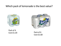 Value for Money/Best buy worksheet and powerpoint | Teaching Resources