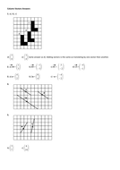 Column Vectors Worksheet GCSE Maths | Teaching Resources
