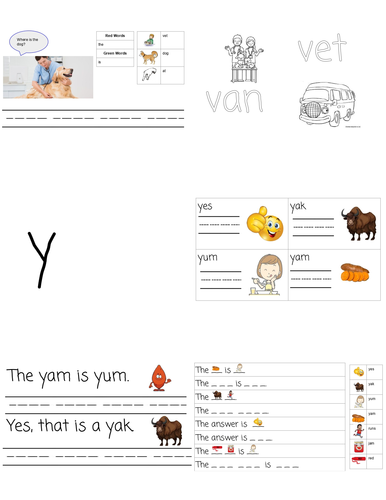 Phonics Set 1 Read Write Inc for KS1 A M S D I N P G O C K U B F E L H ...