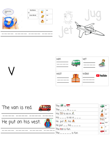 Phonics Set 1 Read Write Inc for KS1 A M S D I N P G O C K U B F E L H ...
