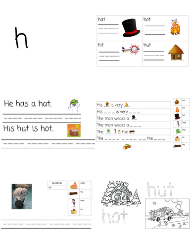 Phonics Set 1 Read Write Inc for KS1 A M S D I N P G O C K U B F E L H ...