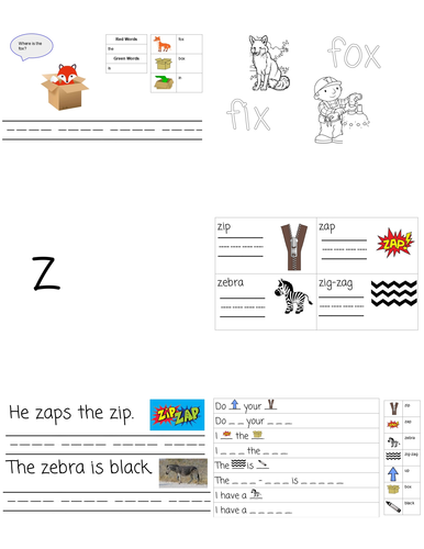 Phonics Set 1 Read Write Inc for KS1 A M S D I N P G O C K U B F E L H ...
