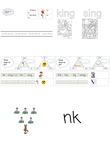 Phonics Set 1 Special Friends Read Write Inc. CH TH SH QU NG NK KS1 | Teaching Resources