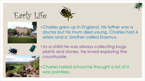 Charles Darwin KS1 Assembly and Lesson | Teaching Resources