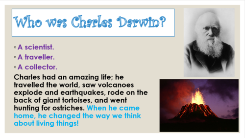 Charles Darwin KS1 Assembly and Lesson | Teaching Resources