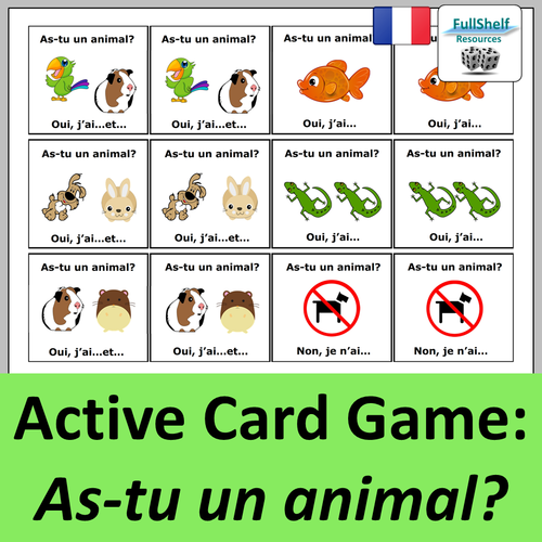 Pets in French Games Activities | Teaching Resources
