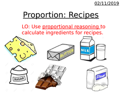 Proportion - Recipes | Teaching Resources