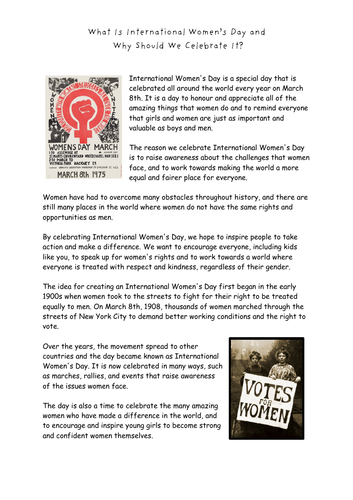 International Women's Day | Teaching Resources