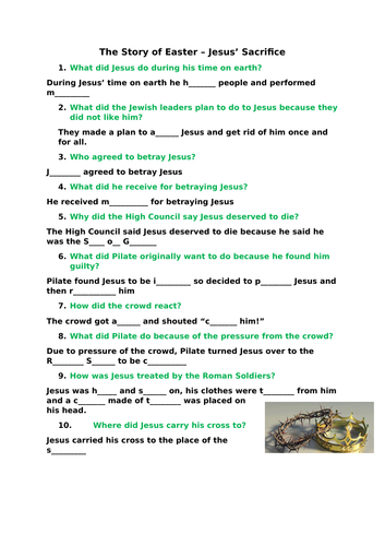 Crucifixion of Jesus | Teaching Resources