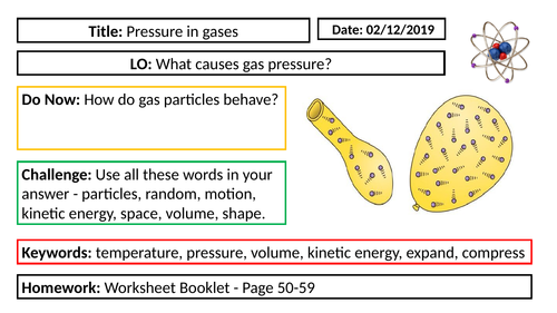 Physics - Pressure BUNDLE | Teaching Resources