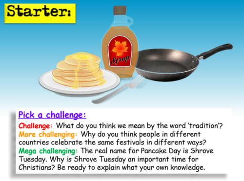 Pancake Day | Teaching Resources