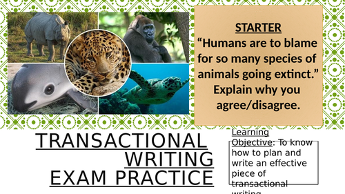 Set of THREE Transactional Writing Lessons | Teaching Resources